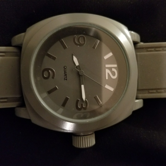 Target | Accessories | Mens Light Grey Quartz Watch | Poshmark